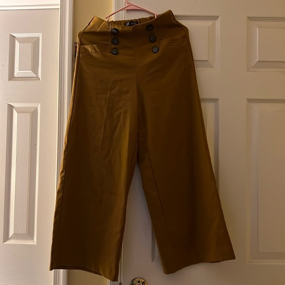 Zara | Other | Brown Zara Trf Collection Pants Xs | Poshmark